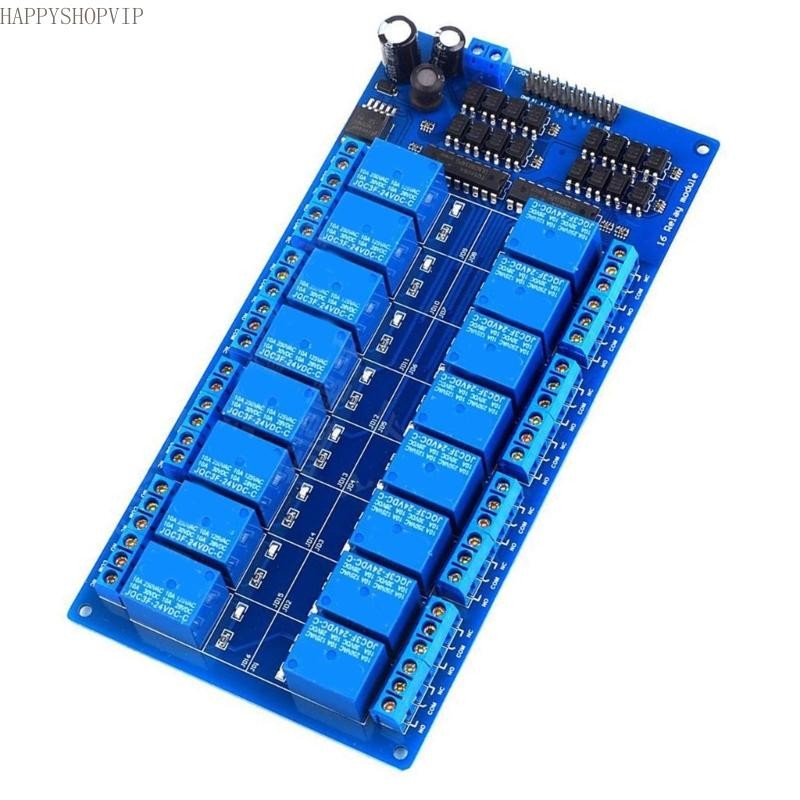 HSV 16 Channel 24V Relays Board Low Level Activation With Optocoupler ...