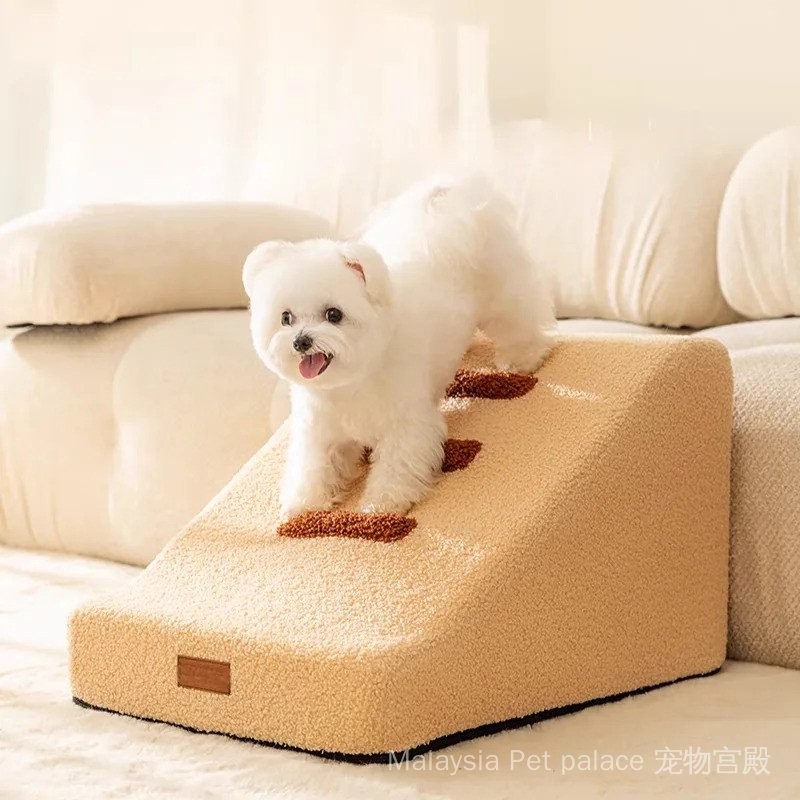 Dog Stairs for Bed Pet 2/3 steps Stairs for Small to Medium Dogs to Get ...
