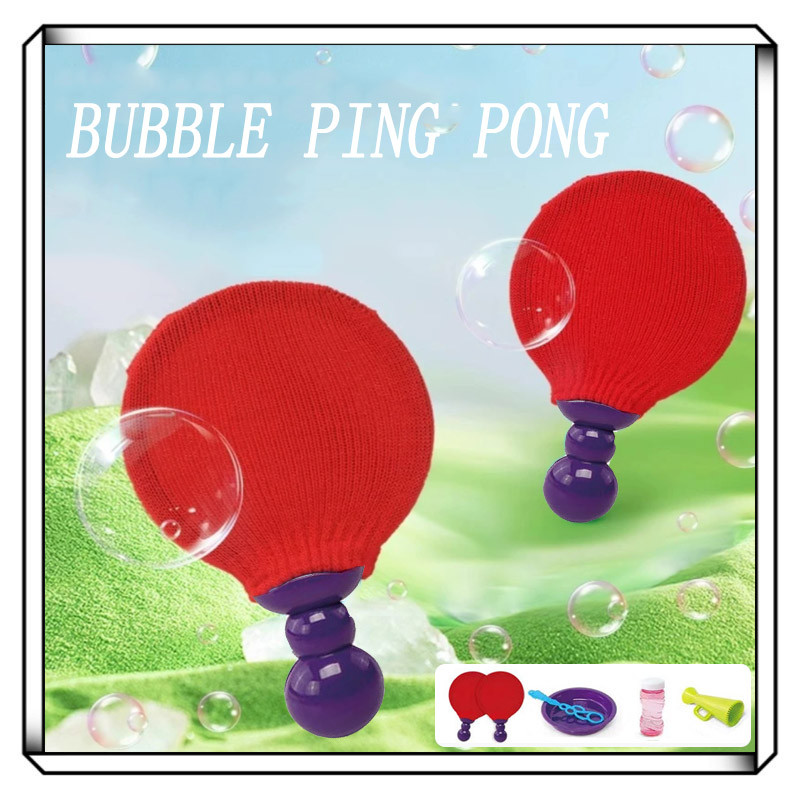Bubble Ping Pong Set Fun Educational Sports Toy for Kids Parent Child ...