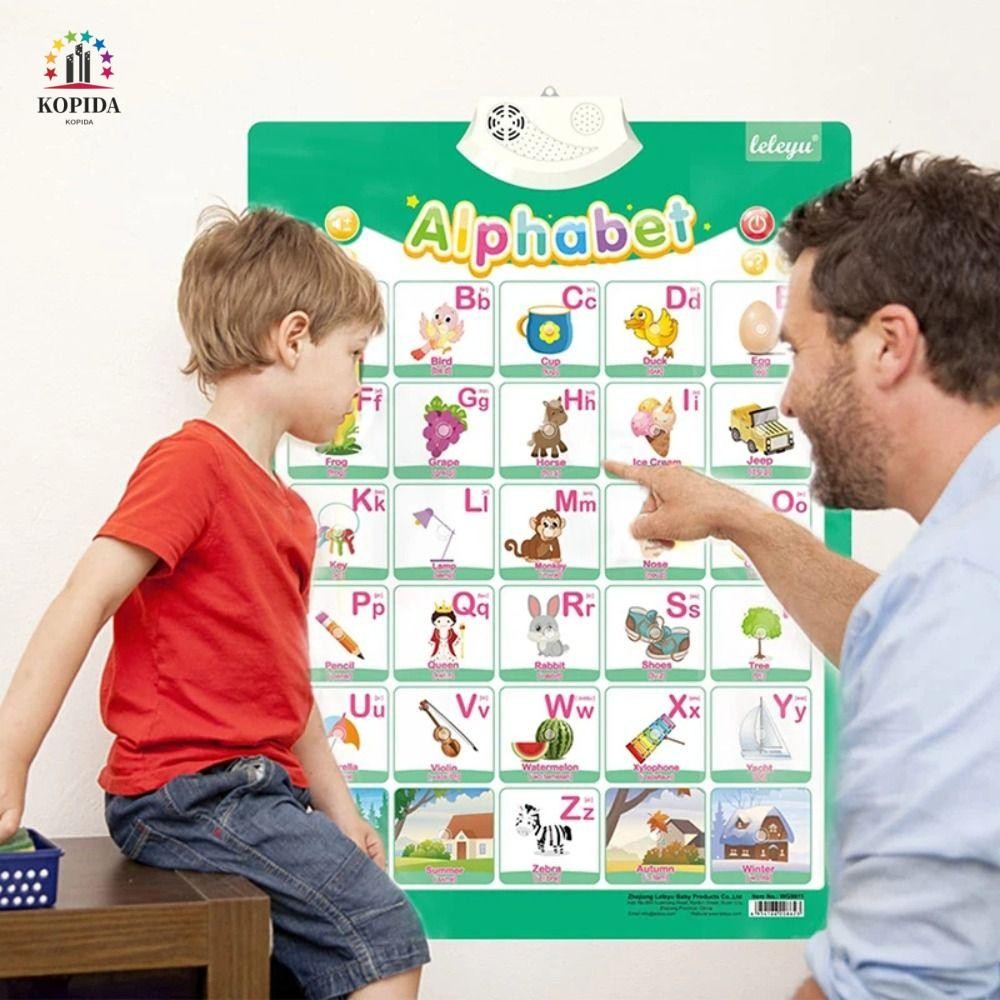 WILLIS Kids Learning Talking Poster, Interactive Number Anima ...