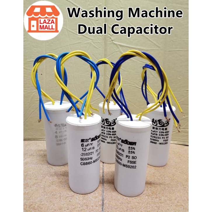 [ DUAL CAPACITOR ] CBB60 Automatic WASHING MACHINE Start double ...