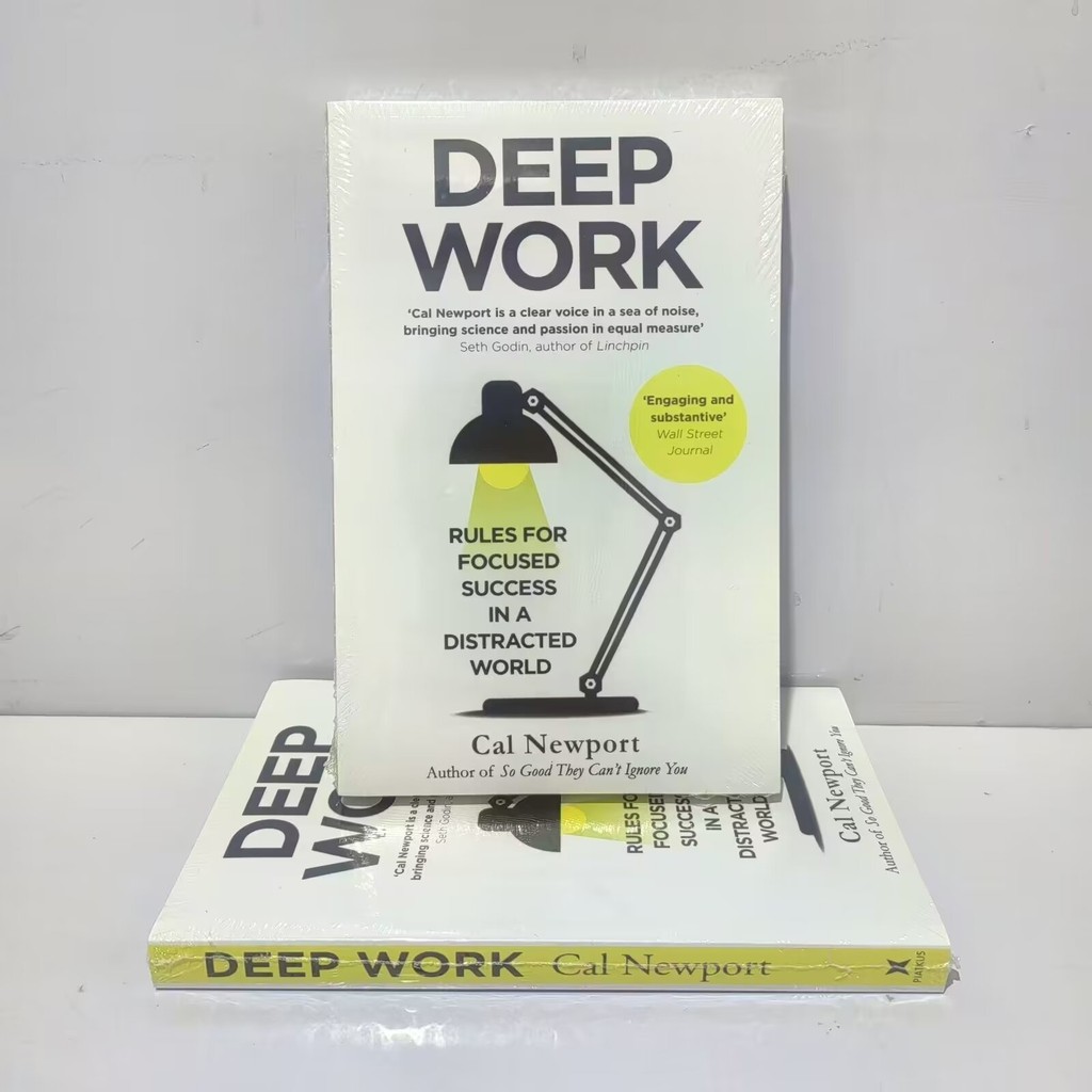 Deep Work English Book By Cal Newport Rules for Focused Success In A ...