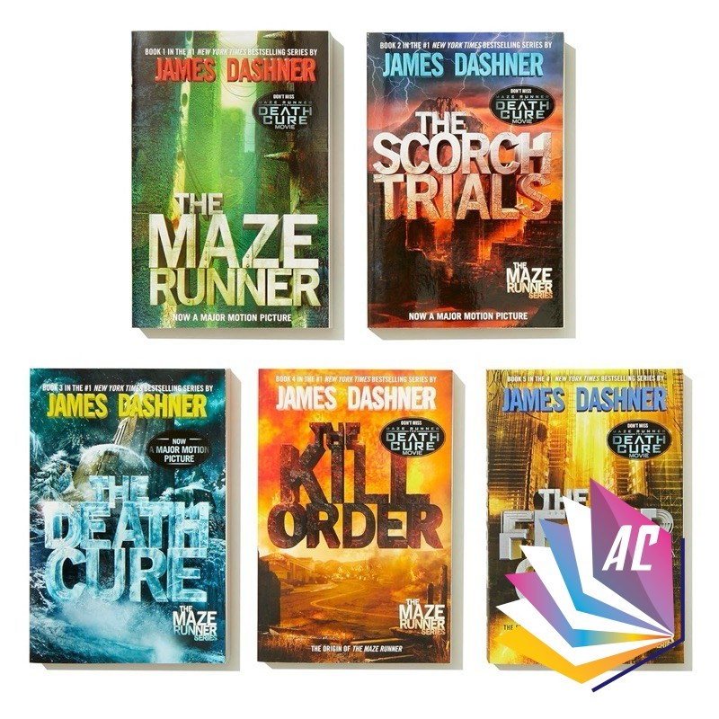 The Maze Runner Series 5 Books Set by James Dashner - Fantasy - Science ...