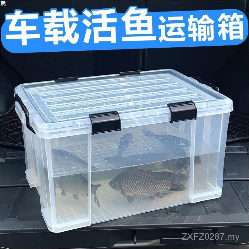 Living Fish Zhouyan Fish Farming Box Storage Car Wooden Water Tank ...