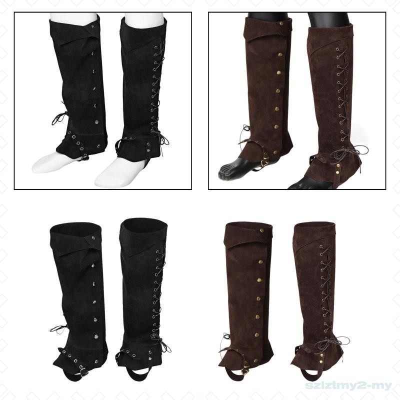[SzlztmyeeMY] Pirate Boot Covers Stylish Medieval for Halloween ...