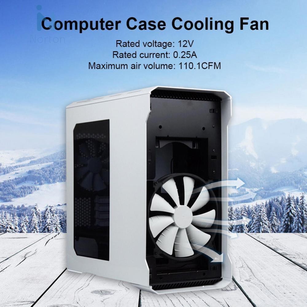 PHANTEKS PH-F200SP 3 Pin Computer Case Cooling Fan Quiet Chassis Cooler ...