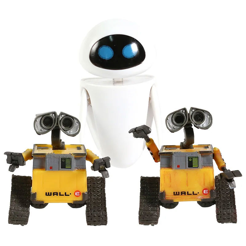 CARTOON MOVIE WALL E ROBOT WALL-E / EVA PVC ACTION FIGURE MODEL DOLL ...