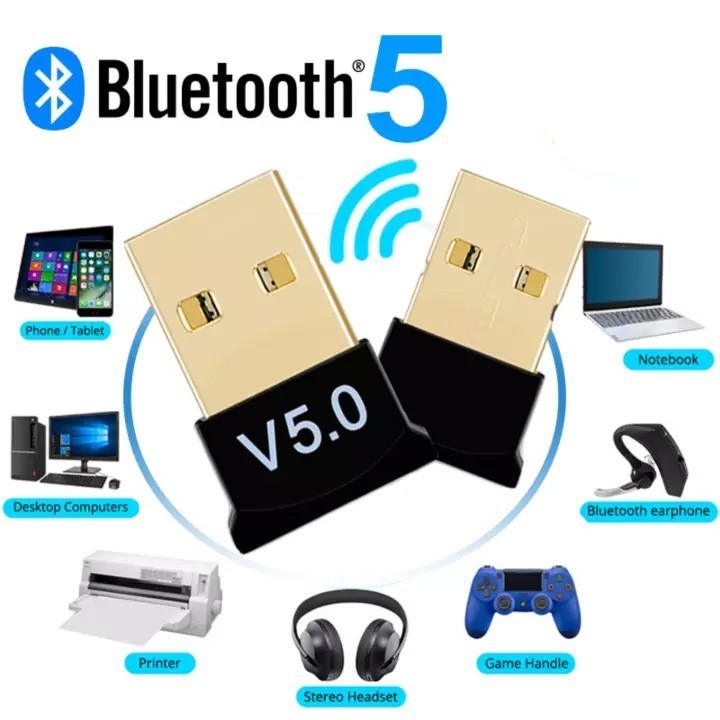Bluetooth Adapter 4.0 / 5.0 USB For Win10 Desktop Computer Free Drive ...