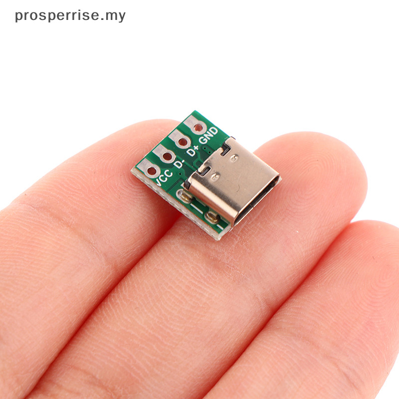 [prosperrise] New 10/5Pcs USB 3.1 Type C Connector 16 Pin Test PCB ...