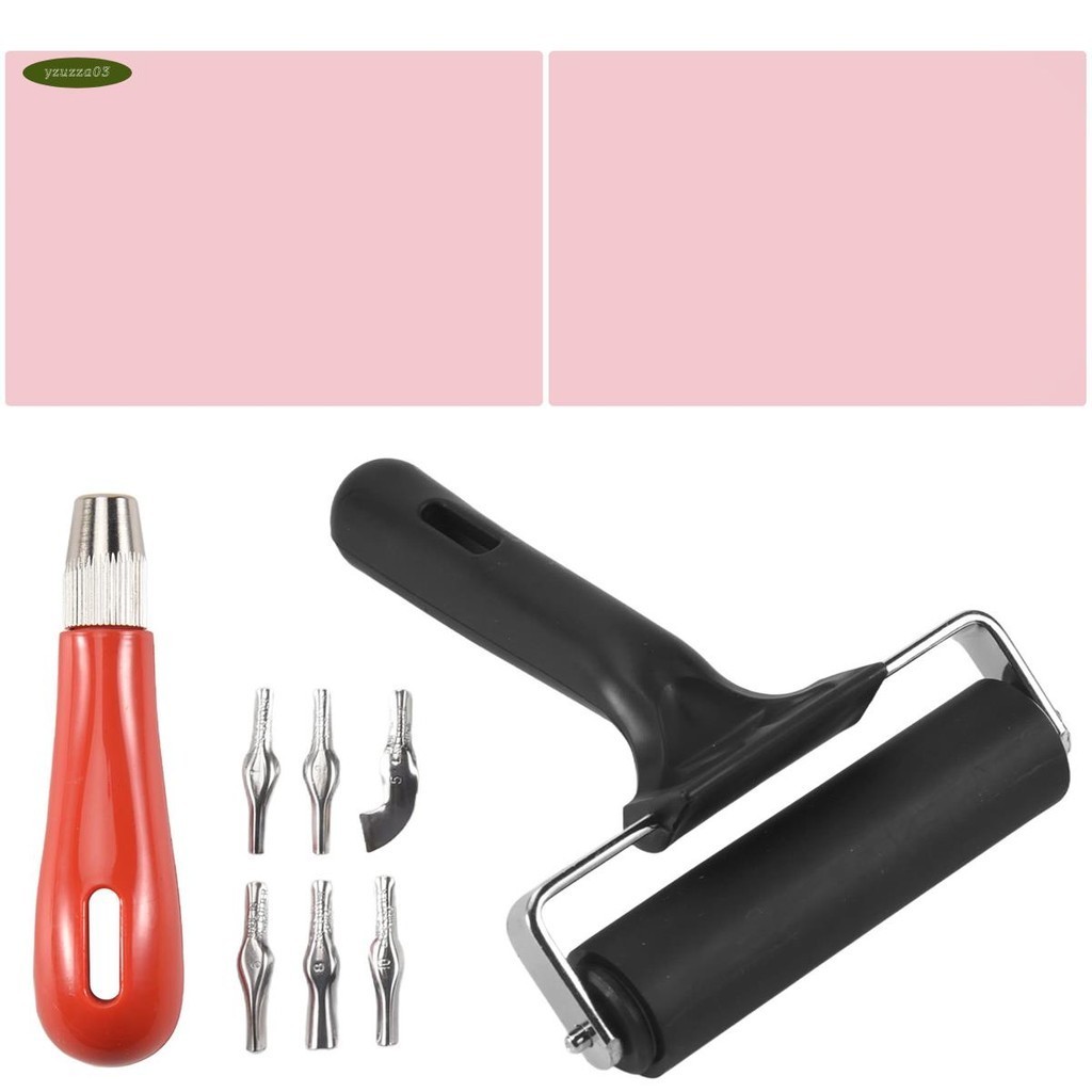 Rubber Stamp Making Kit,Block Printing Tool Kit,Linoleum Cutter ...