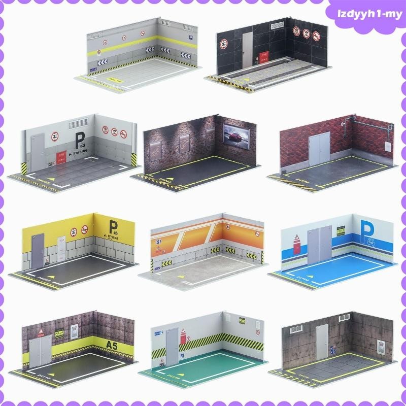 [JoyDIY] Car Model Parking Landscape 1/24 DIY for Diecast Car Model ...