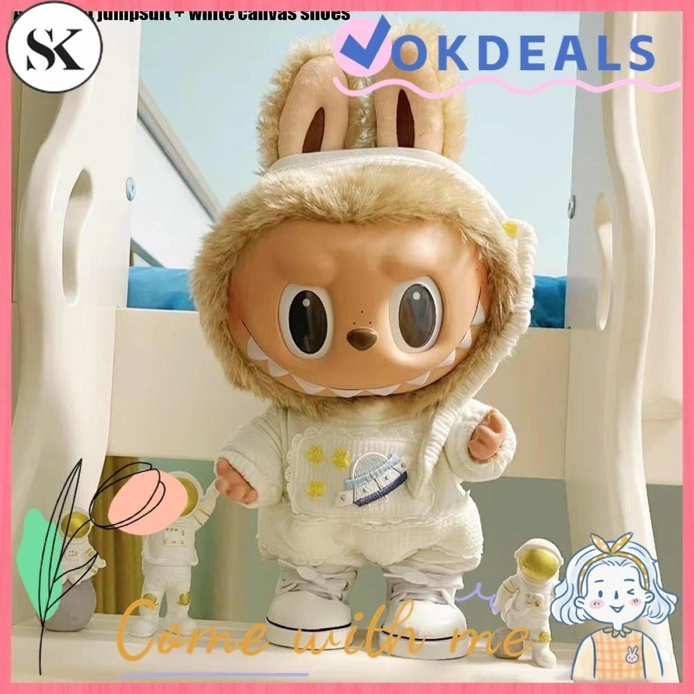 SK Labubu Doll Clothes, Labubu Jumpsuit Set Labubupu Dress Time Clothes ...