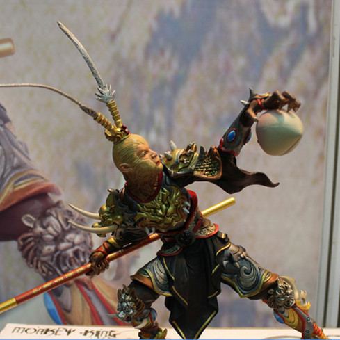 Jaba Big Troubled Heavenly Palace Furious Monkey King Figure Model ...