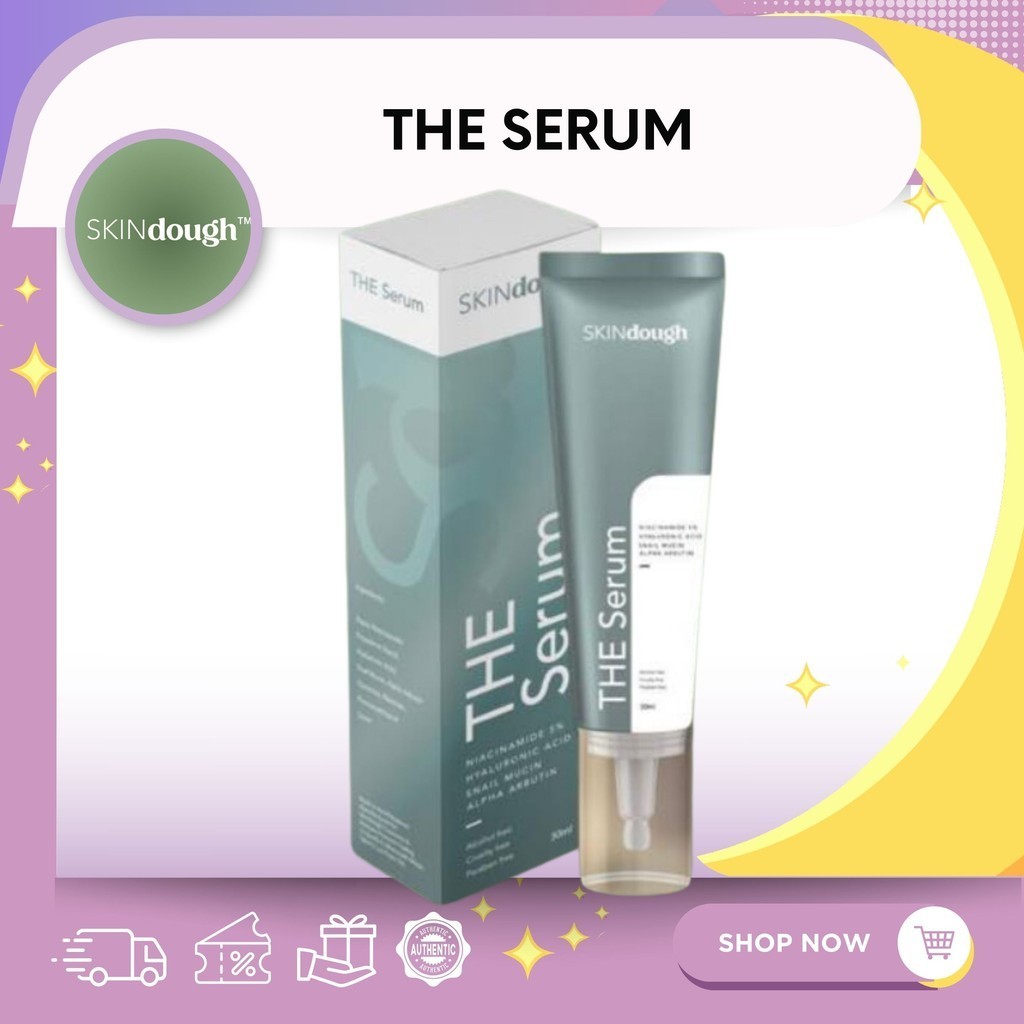 SKINdough THE SERUM - 30ML | Snail Mucin Niacinamide Hyaluronic Alpha ...