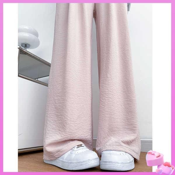 straight cut pants seluar straight cut woman Seluar kaki lebar sutera ...