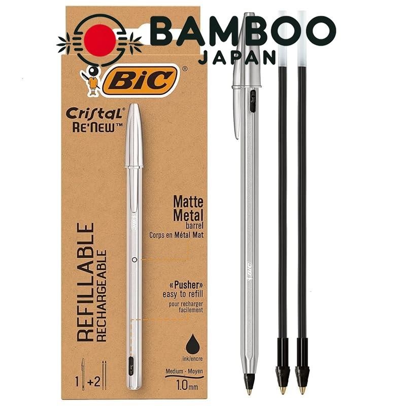 [ Direct from Japan ]Bic Japan BIC Ballpoint Pen Crystal Re'New 1.0 Oil ...