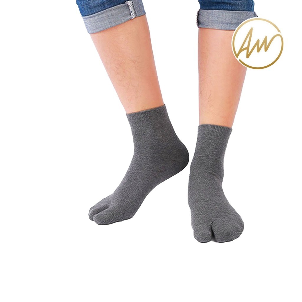 Two Toe Socks Unisex Men Women Two Toe Cotton Socks Sarung Kaki Berjari ...