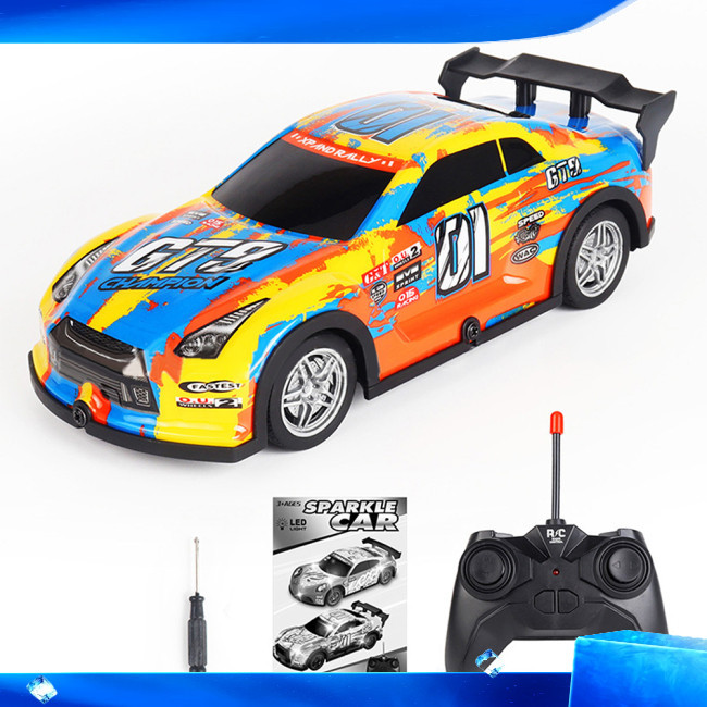 MAZ 1:22 27HZ Remote Control Racing Car With LED Light 4-Channel Rc ...