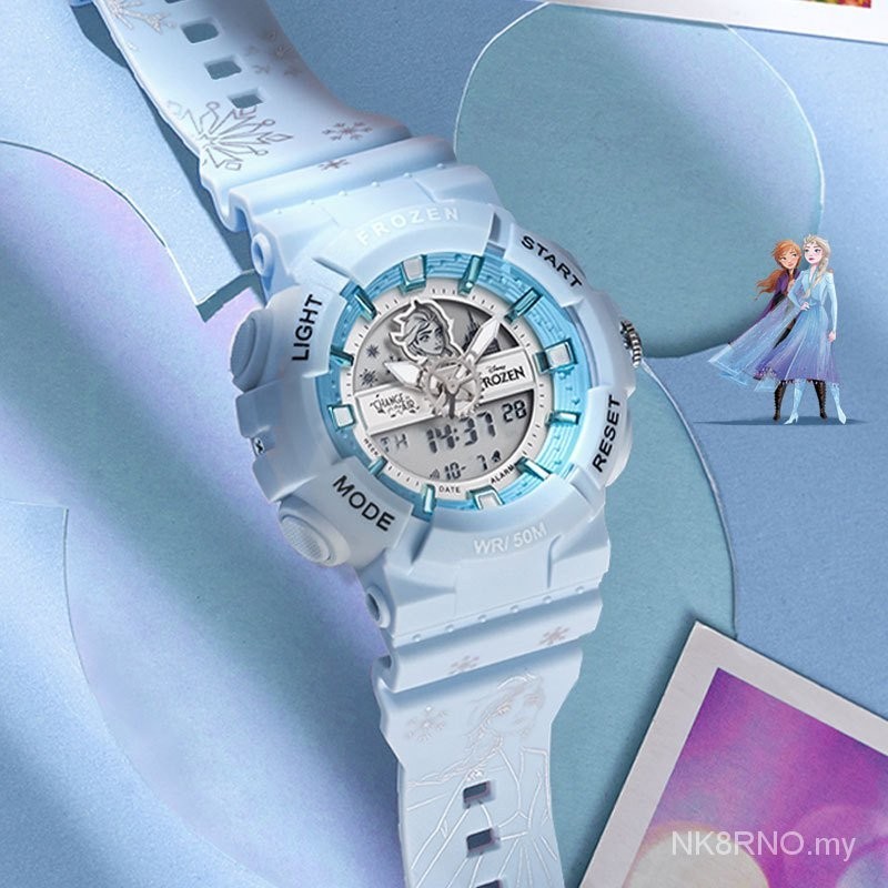 Disney Princess Elsa Luminous Backlight Dual Display Movement ...