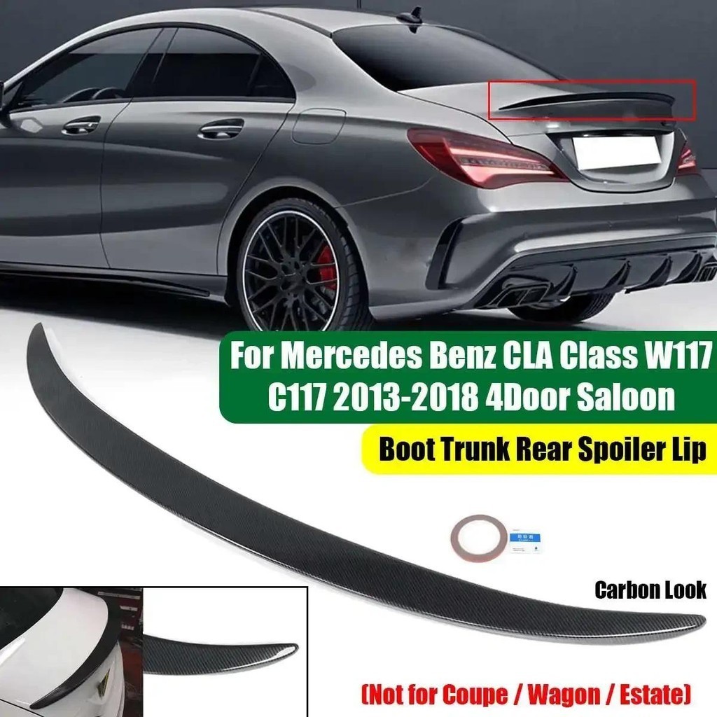 W117 Car Rear Trunk Spoiler Lip Boot Wing Lip For Mercedes CLA Class ...