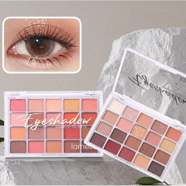 Lameila 20 Color The Beauty Street matte eyeshadow palette Shimmer cute ...