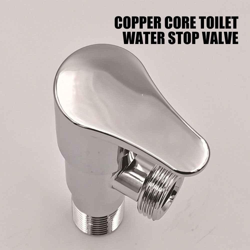 Electroplated triangle valve, one in and one out angle valve, water ...