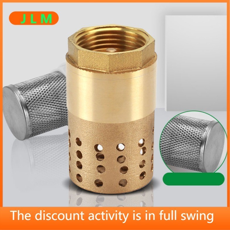 ((JLMR) Check Valve Brass Water Pump Valve Check Valve All Copper Water ...