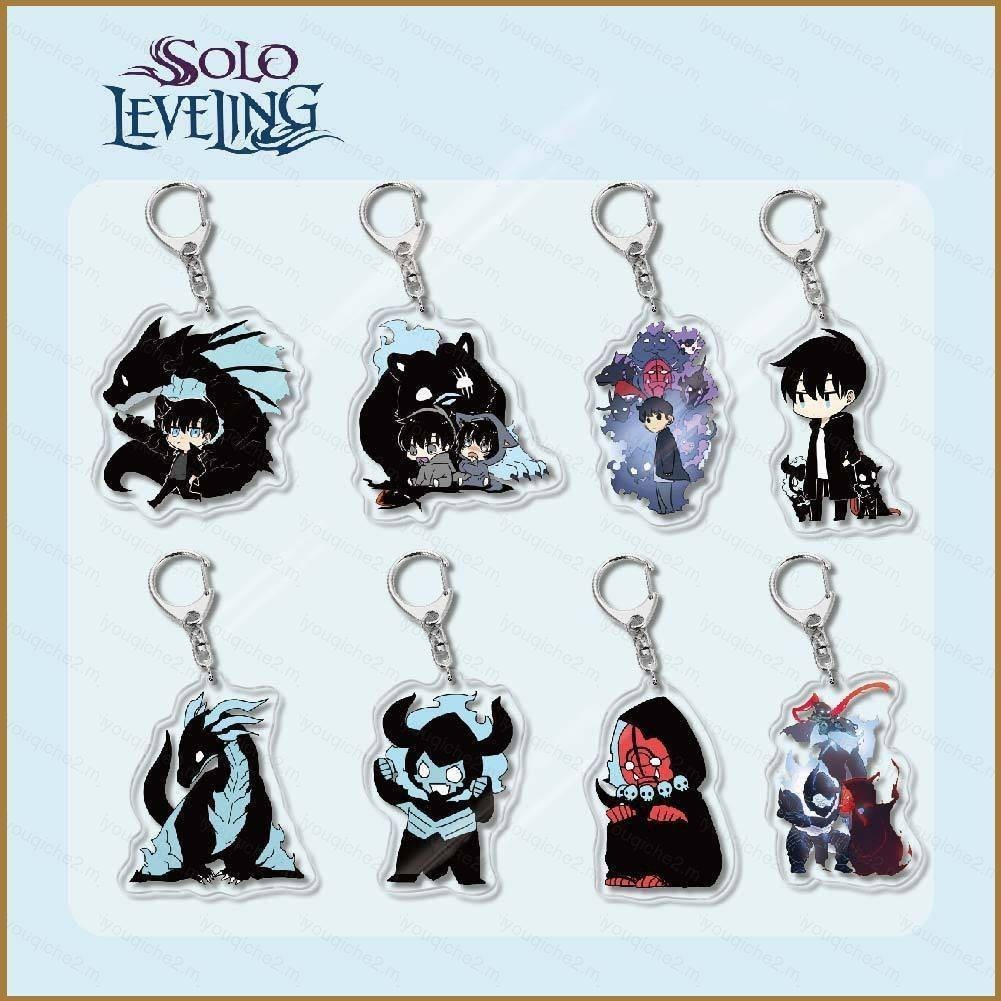 333 Solo Leveling Anime Figure acrylic keychain Sung Jin-woo Sung Jin ...