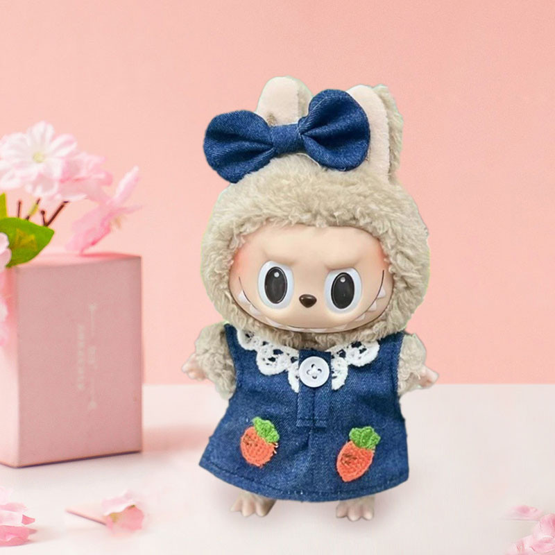Labubu Time To Chill Filled Doll Clothes Cos Gift Handmade Mini ...
