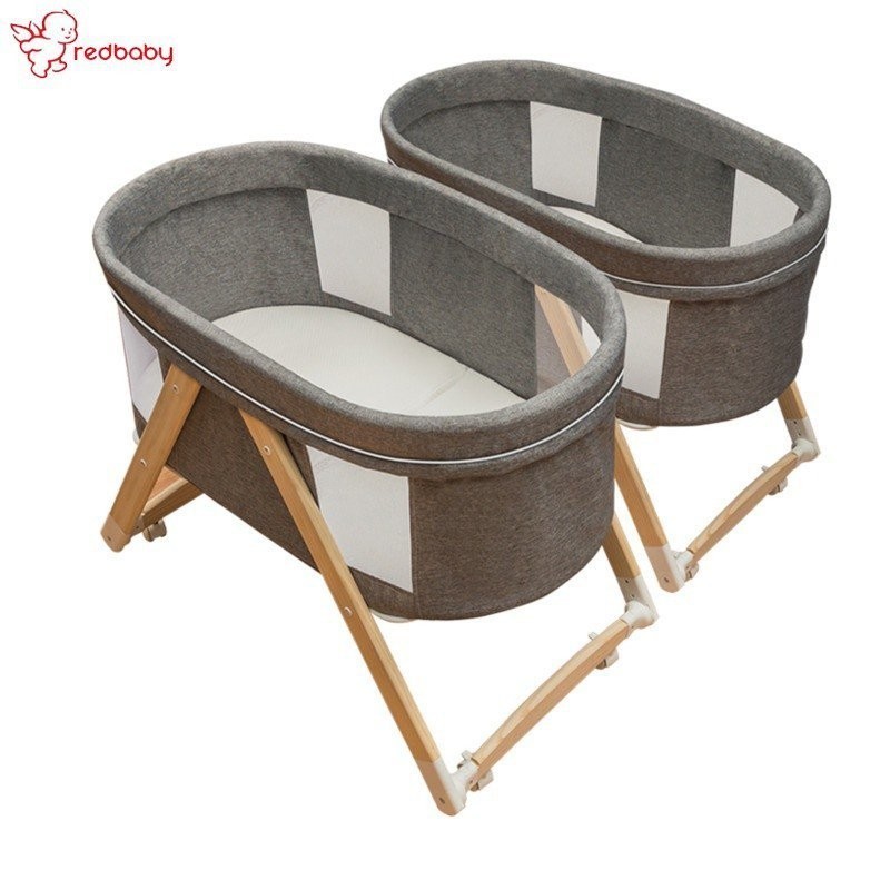 Baby Cot Foldable Baby Crib Portable Bed Newborn Cradle Multi-function Baby Pacified Bed Shakes ...