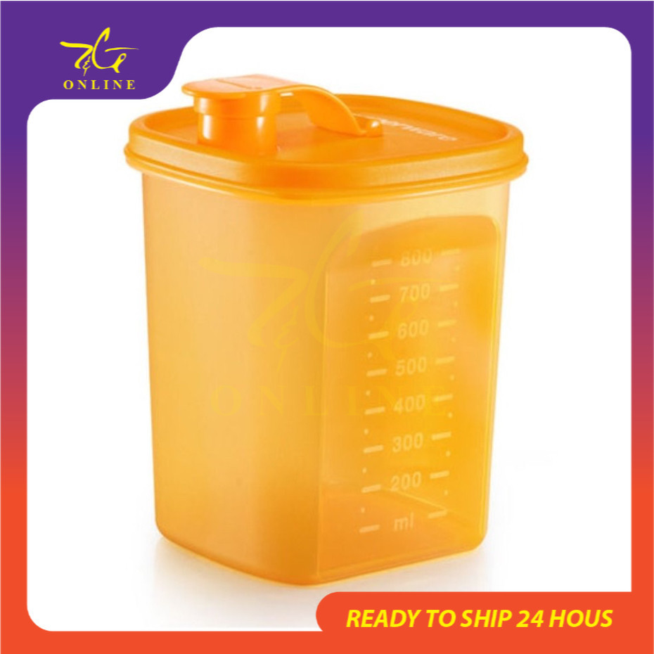 Tupperware 1L Chill Fresh Pourer Yellow Mini Fridge Bottle Botol Viral ...