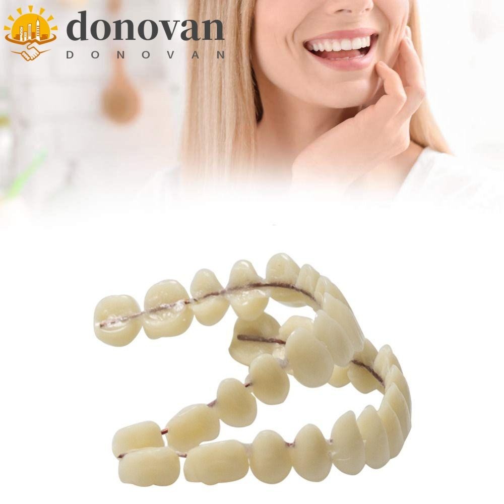 DONOVAN Resin Denture False Teeth, Firm 28 Pcs Dental Teeth Teaching ...