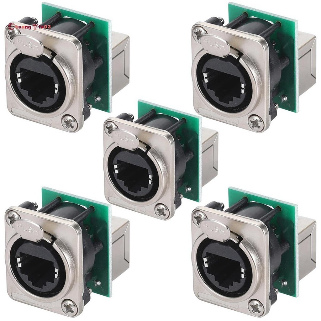 Ethercon Rj45 Chassis Socket,D-N8FDP RJ45 Feed/Pass Panel Mount Jack,D ...