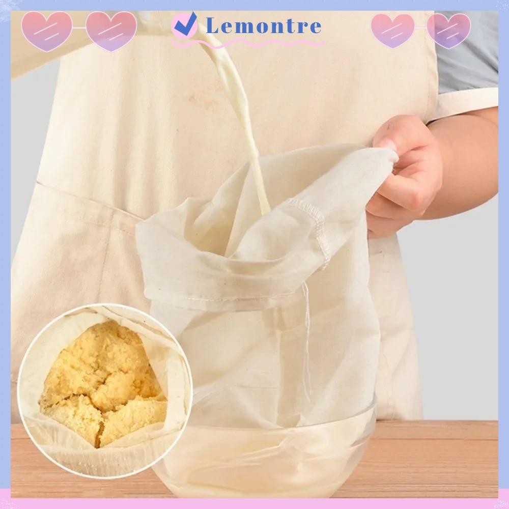 LEMONTRE Cheese Cloth Filter Bags, Nylon Reusable Tofu Strainer, Filter ...