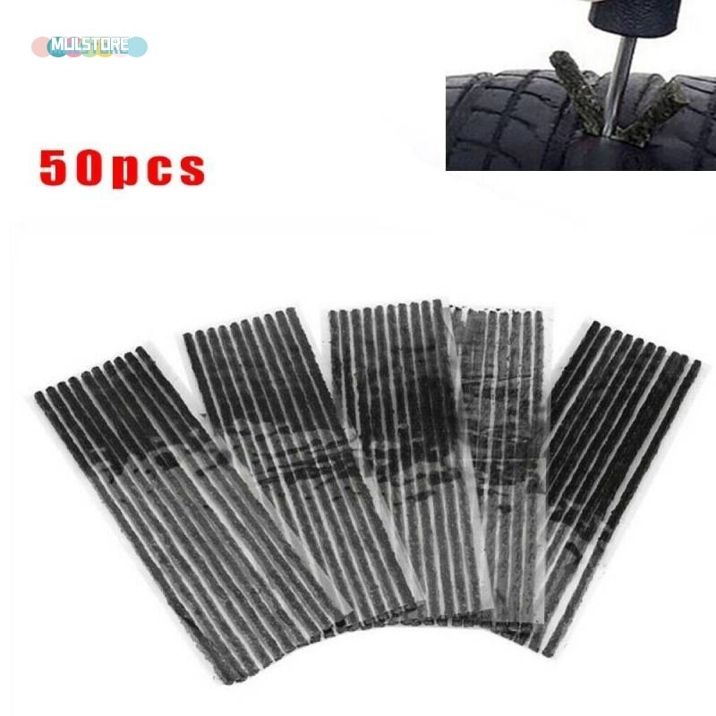 (Mulitibuy) 50pcs Car Bike Tyre Plug Tire Tubeless Seal Strip Puncture ...