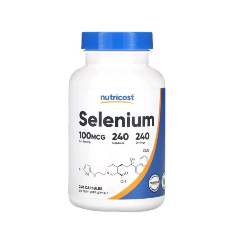 Nutricost, Selenium, 100 mcg, /200 mcg 240 Capsules | Shopee Malaysia