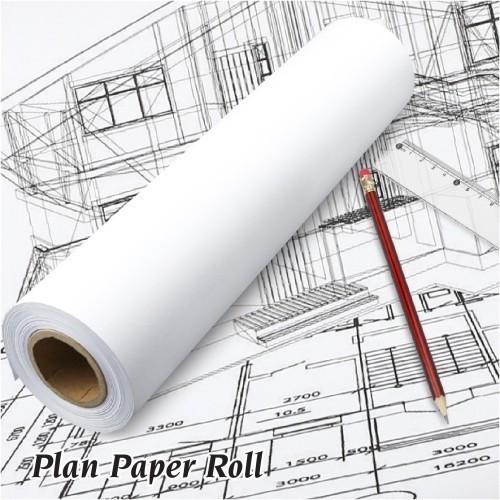 Plan Paper Roll A2 A1 A0 | Plotter Paper Roll | Plan Printing Paper ...