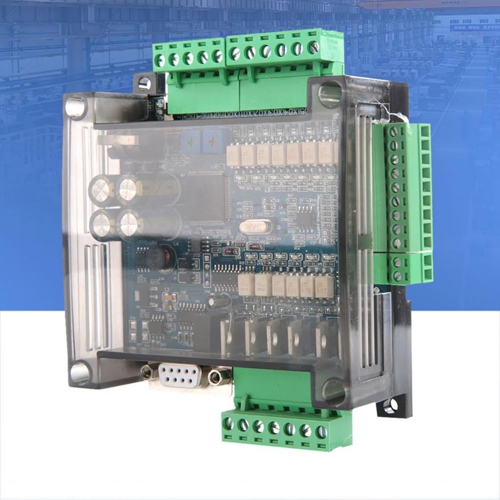 Xiyijia FX3U-14MT Industrial Control Board PLC Analog 6AD + 2DA 24 V 1A ...
