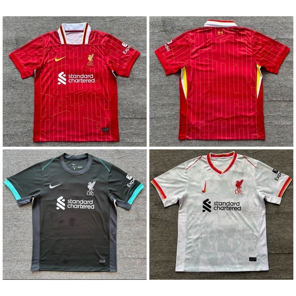 Fan Version 24 25 Liv Home Away Third Away Men's LFC Football Shirts ...