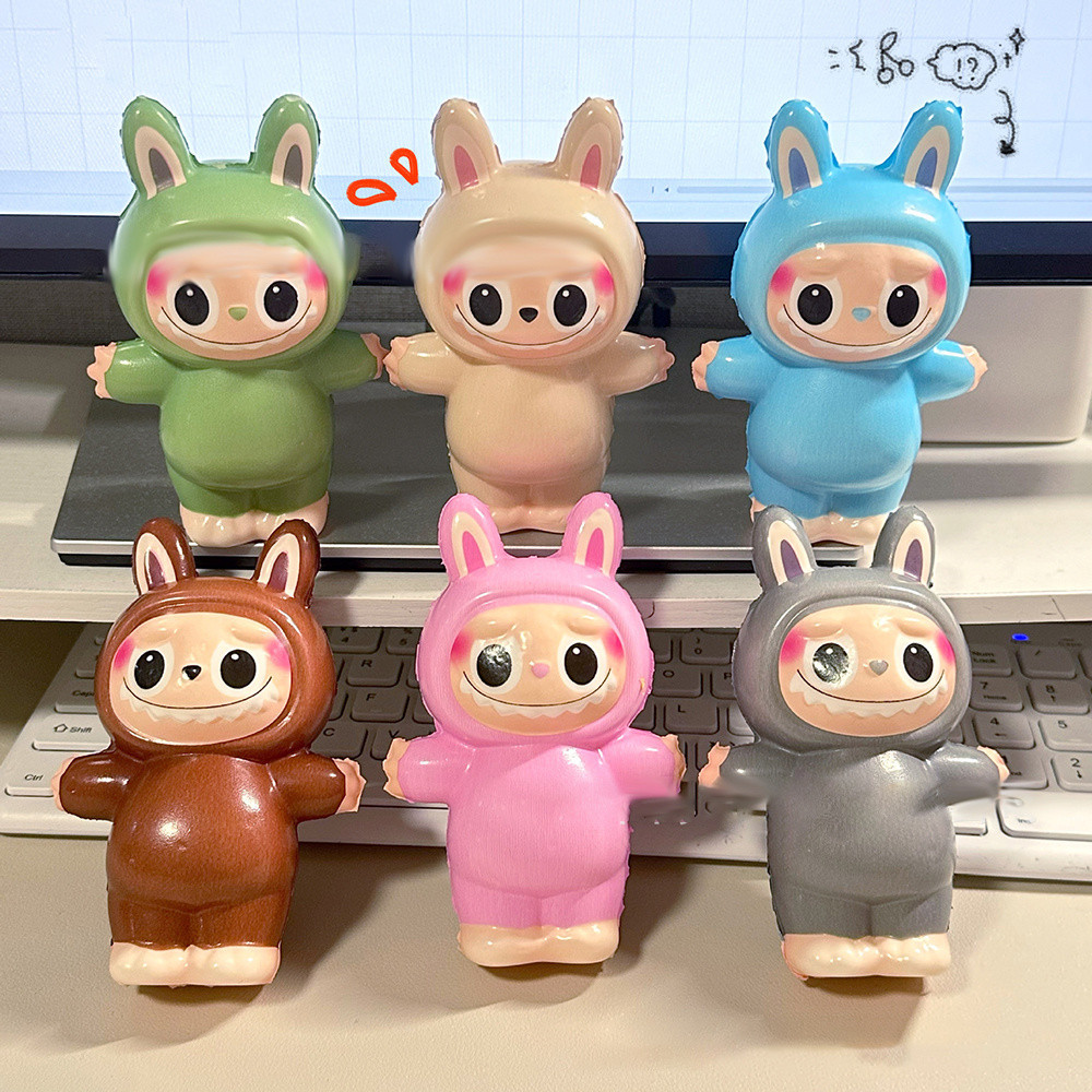 Cartoon Labubu Doll Squishy Slow Rebound Decompression Toy Children ...