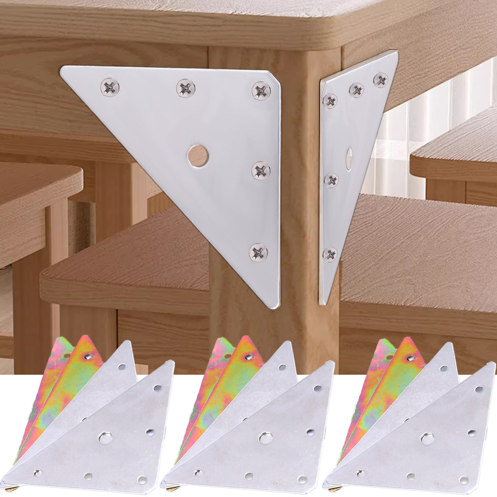 Classic Practical Table Chair Fastening Bracket- Triangle Stainless ...