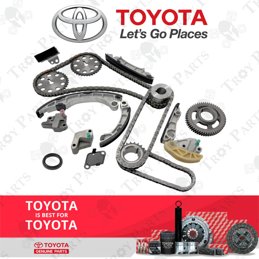 (18pc) Toyota Timing Chain Kit Hilux Revo Rocco GUN125 GUN126 Fortuner GUN155 GUN156 2.4 2.8 1GD ...