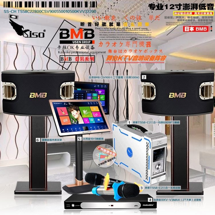 Bmb CSV-900 Home Entertainment Karaoke Set Speaker KTV Professional ...