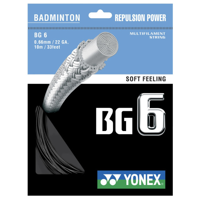 STRING RAKET BADMINTON YONEX BG6 SOFT FEELING (100% ORIGINAL) | Shopee ...