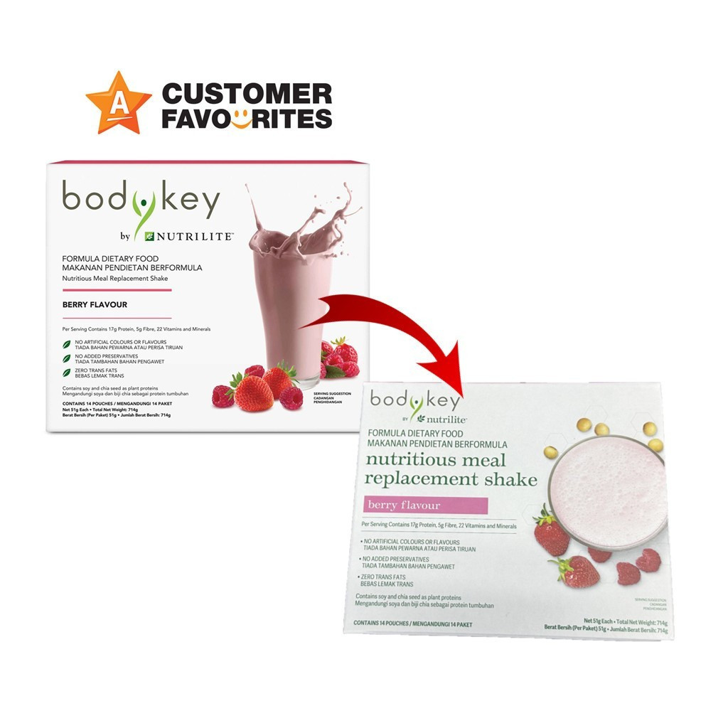 Nutrilite BodyKey Body Key Meal Replacement Shake slimfast slim fast ...