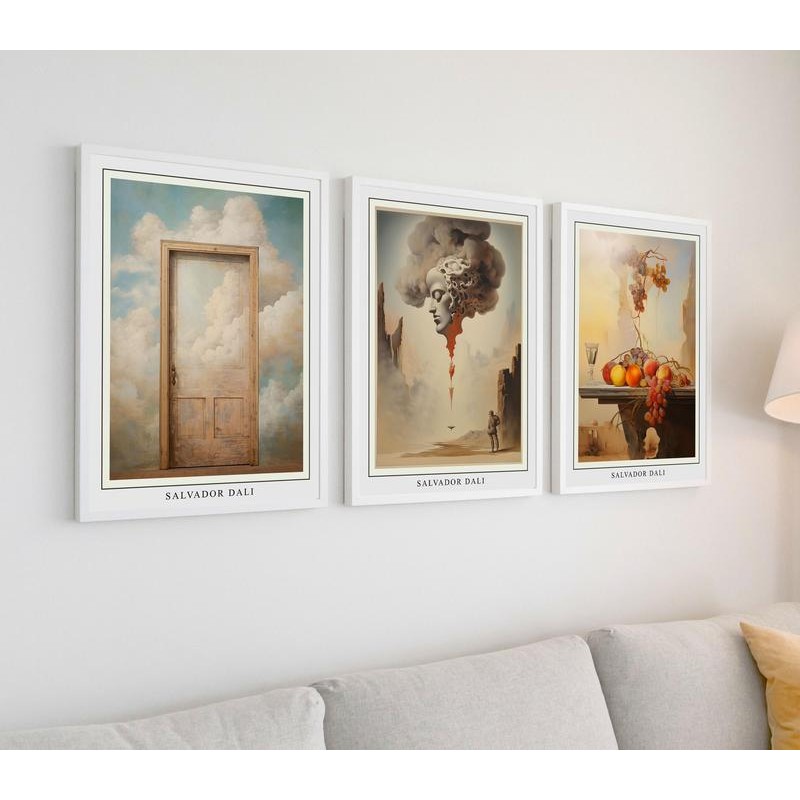 Salvador Dali Poster Set Salvador Dali Wall Art Dali Wall Art for Home ...