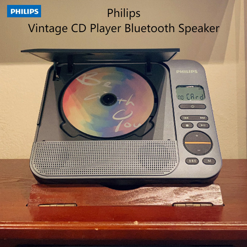 Philips Fever CD Player Retro Wireless Bluetooth Speaker EXP5608 ...