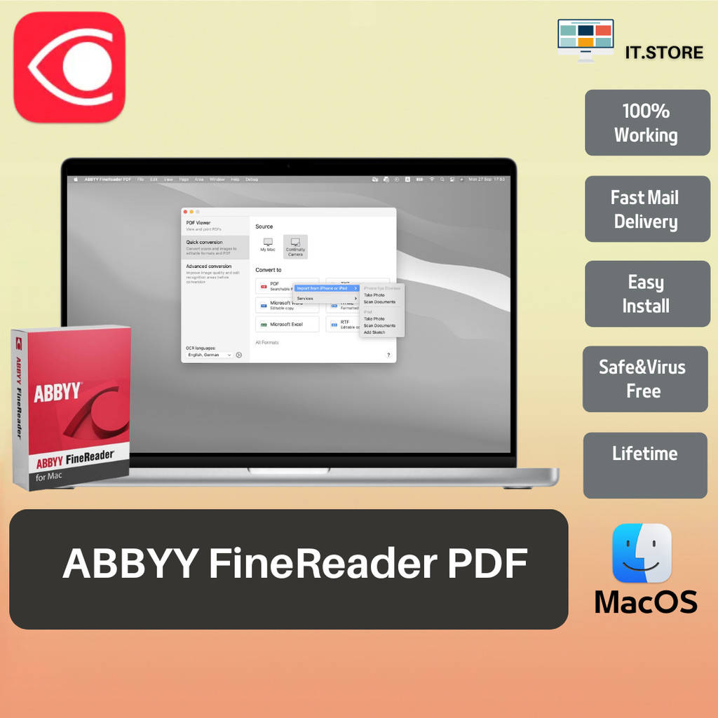 ABBYY FineReader PDF MacOS – Advanced OCR software for accurate PDF conversion & document ...