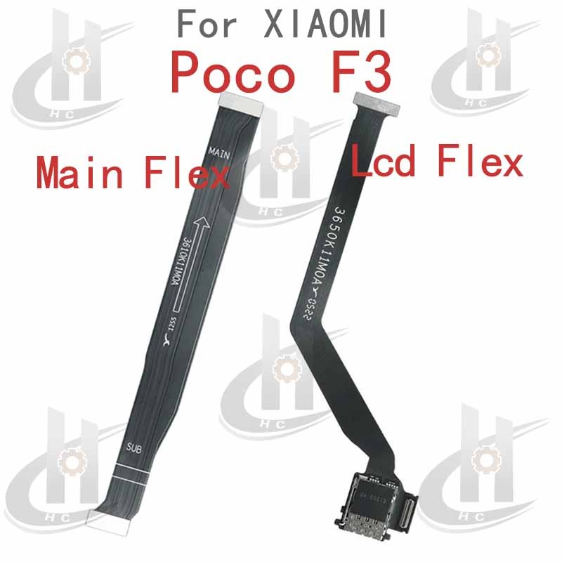 Main FPC LCD Display Screen Ribbon Connect Sim Card Reader Flex ...