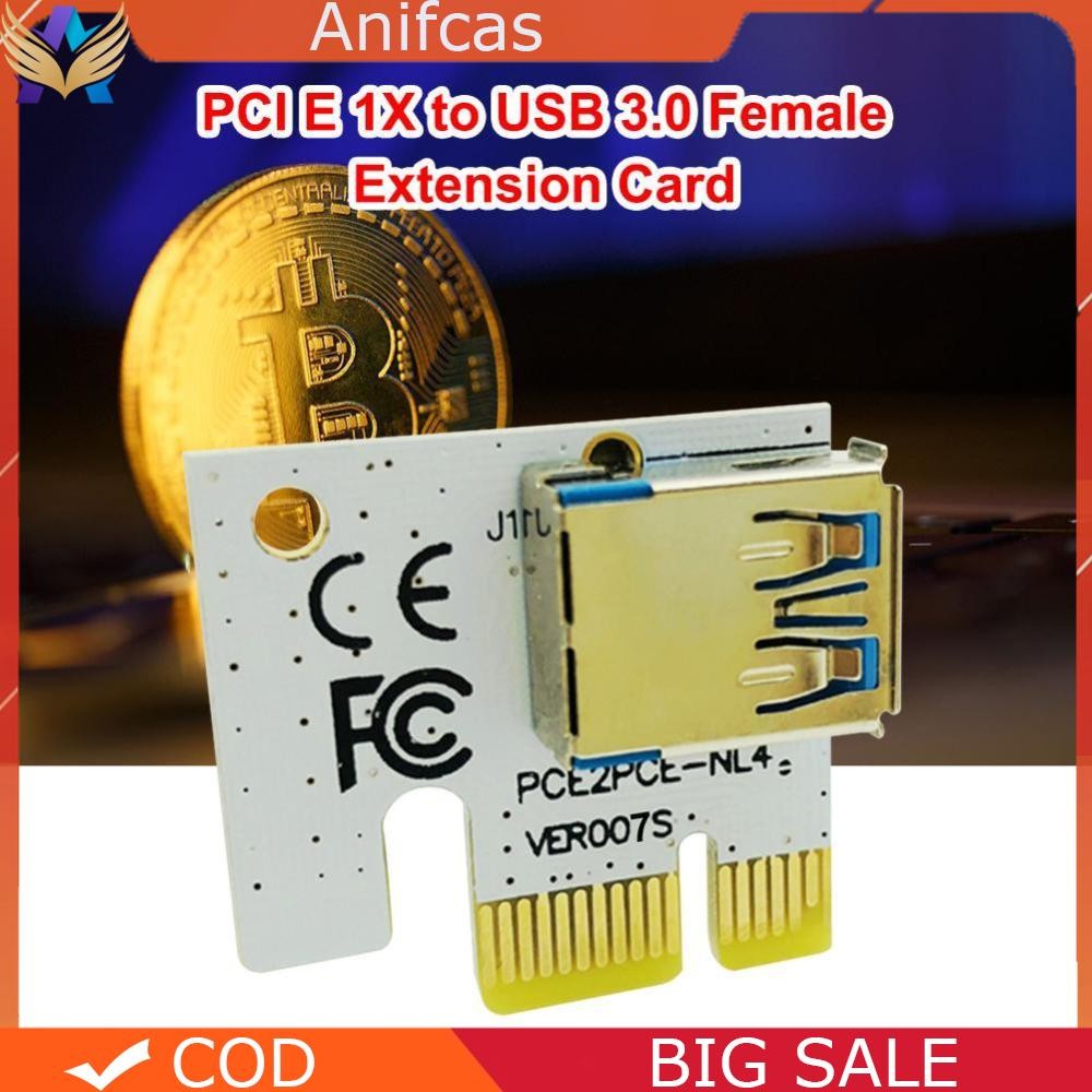 Mining PCI Express Adapter PCIe 1X to 16X Graphics Card Extender Card ...